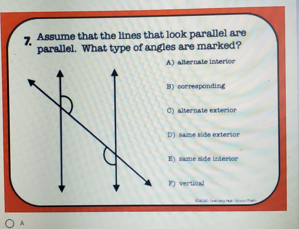 Solved 9. Assume that the lines that look parallel are | Chegg.com