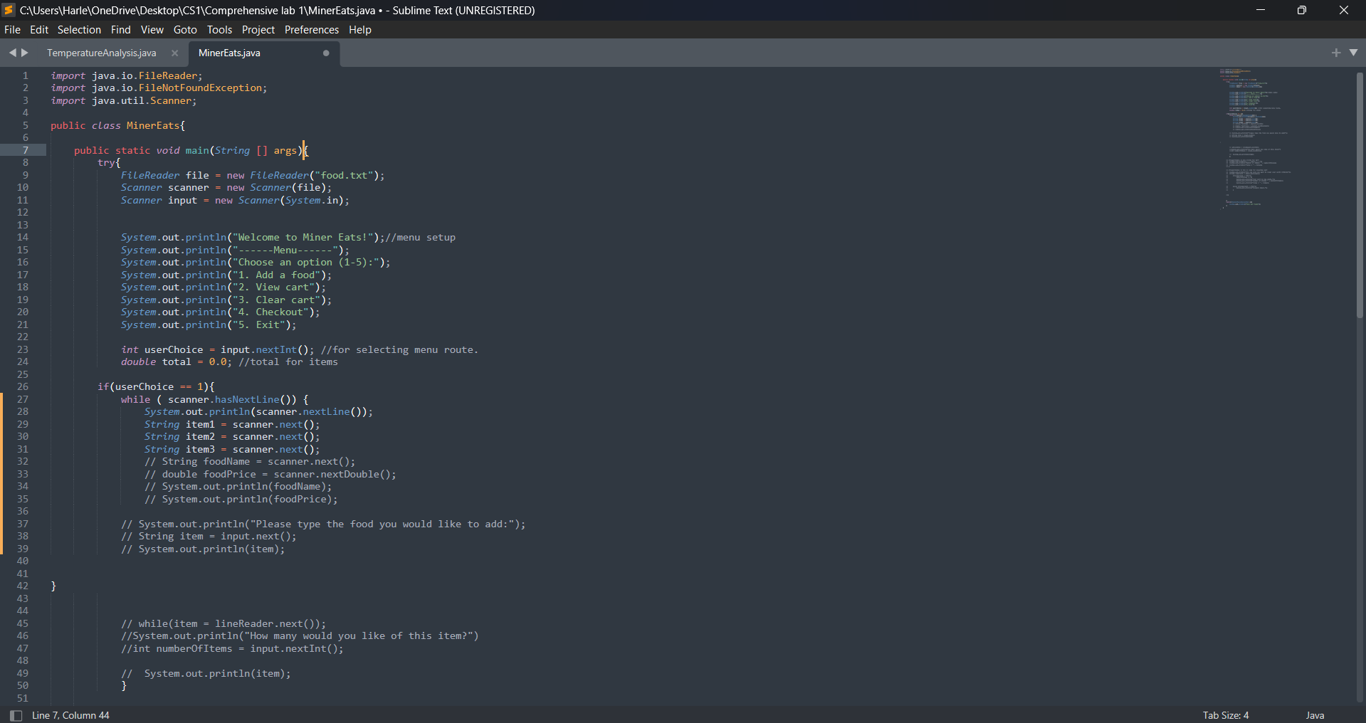 Solved building an ﻿"uber eats" like program in ﻿JAVA. Need | Chegg.com