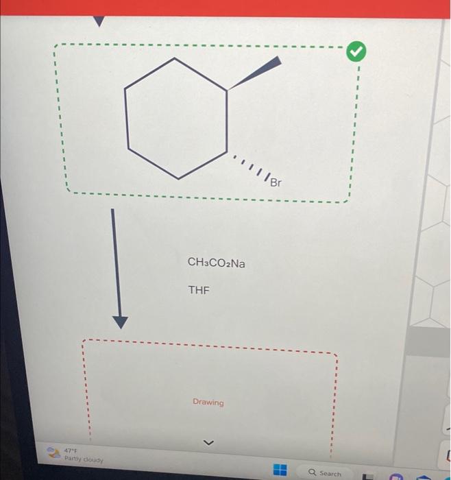 Solved CH3CO2Na THF Drawing | Chegg.com