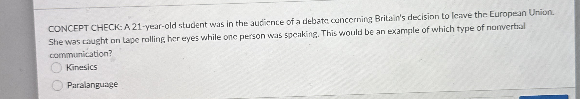 Solved CONCEPT CHECK: A 21-year-old student was in the | Chegg.com