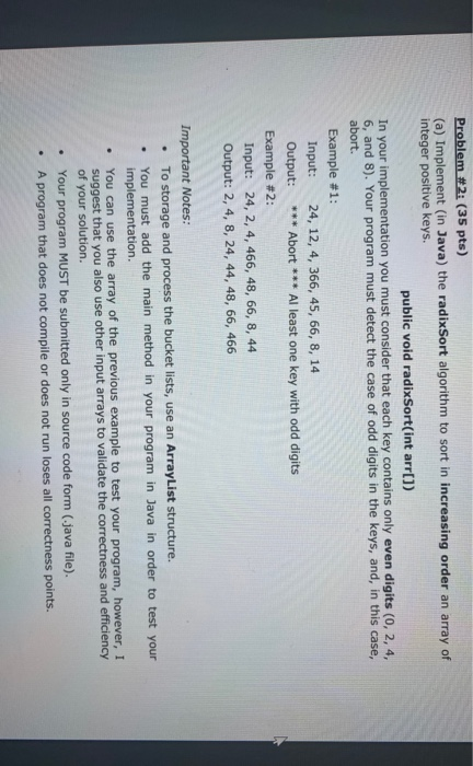Solved Problem 1 30 Pts Consider The Problem Of Inserting