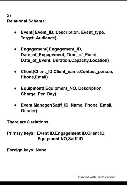 Lab 4 Advanced Sql 2 Dml Given The Tables That