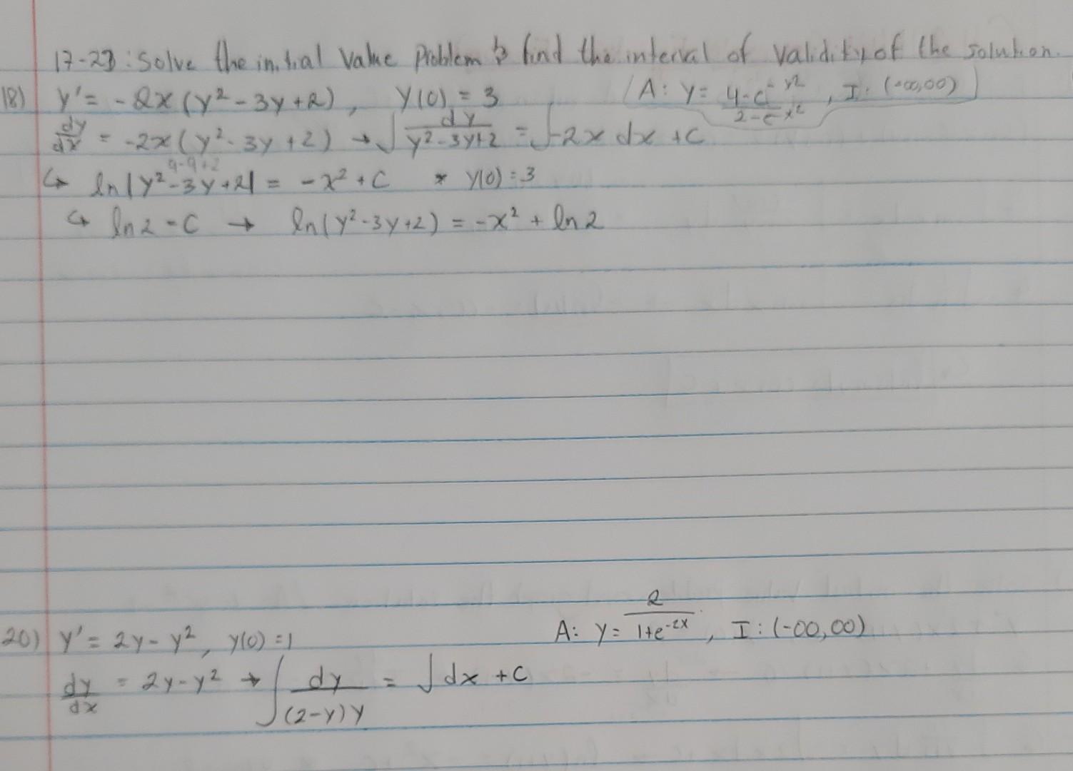 Solved help me with Q18 and 20? The answer is given, but not | Chegg.com
