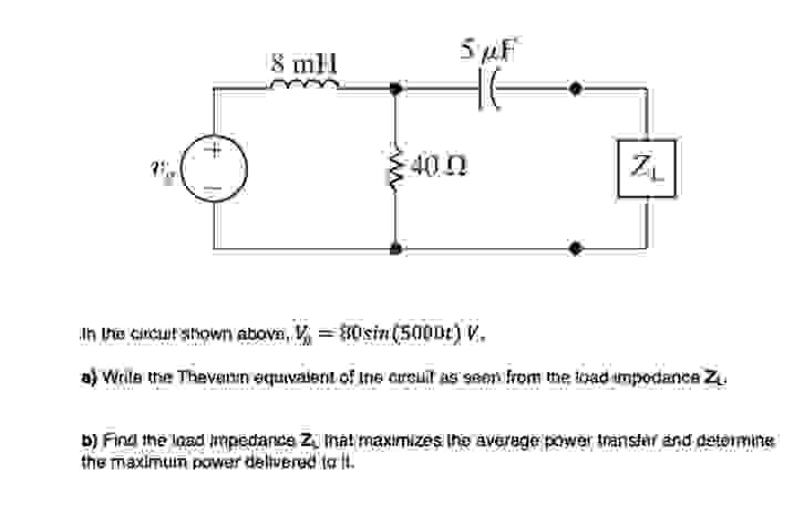 Solved In the circut strown above, , ﻿the maximum power | Chegg.com