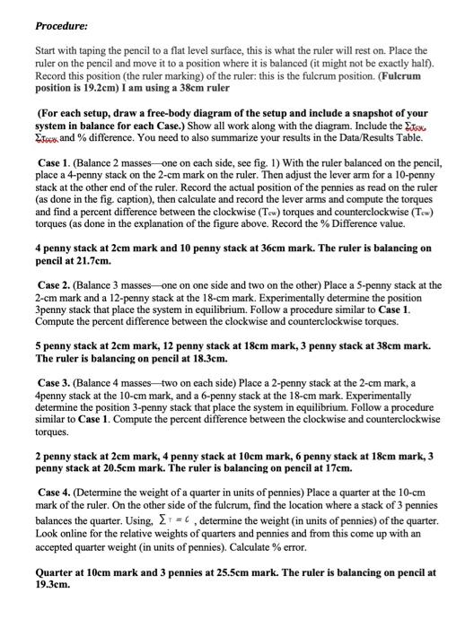 Solved Physics Equilibrium lab: balancing pennies find the | Chegg.com