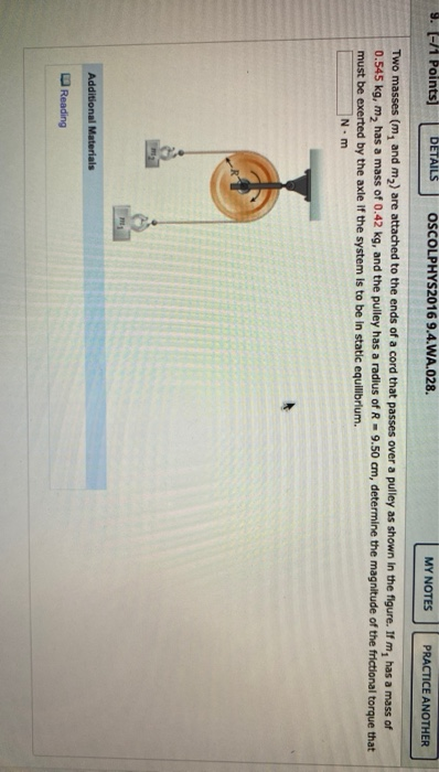 Solved 9. (-/1 Points) DETAILS OSCOLPHYS2016 9.4.WA.028. MY | Chegg.com Solved 9. (-/1 Points) DETAILS OSCOLPHYS2016 9.4.WA.028. MY | Chegg.com