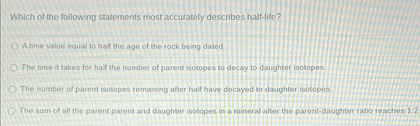 Solved Which of the following statements most accurately | Chegg.com