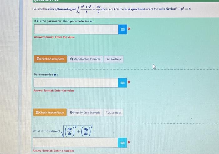Solved If t is the parameter, then parameterize x : Answer | Chegg.com