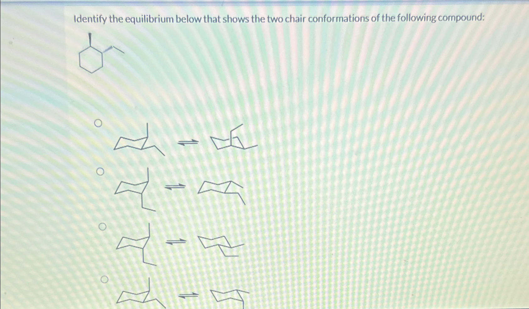 Solved Identify the equilibrium below that shows the two | Chegg.com