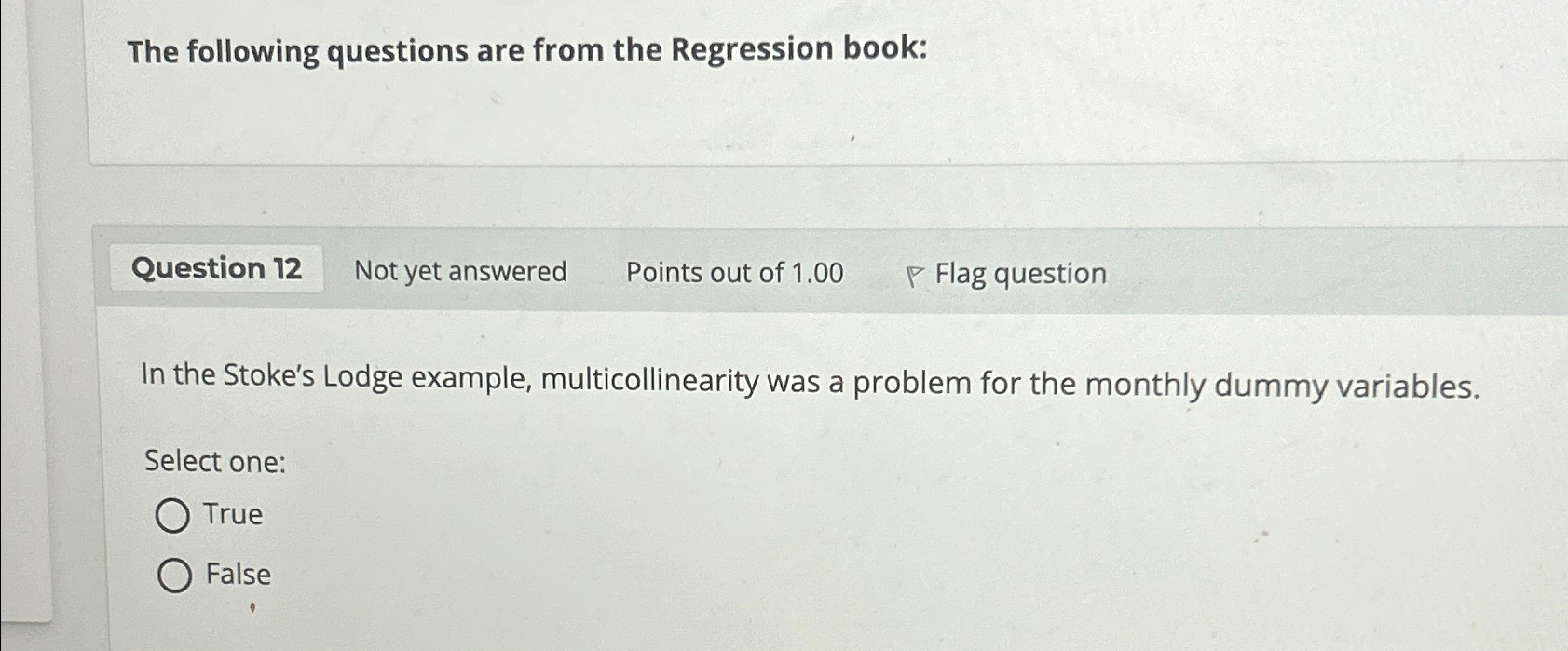 Solved The following questions are from the Regression | Chegg.com