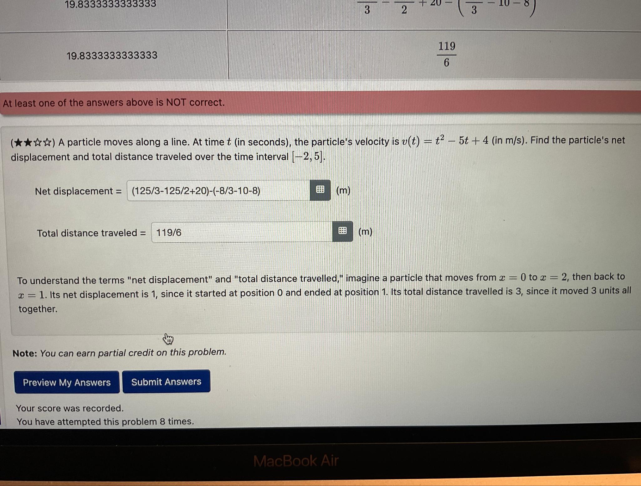 Solved 19.833333333333319.83333333333331196At least one of | Chegg.com