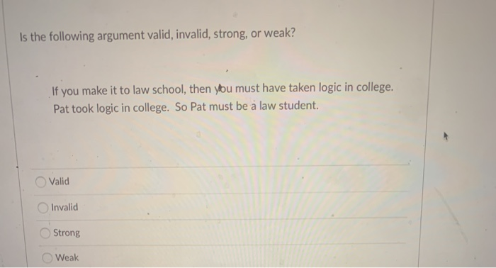 Solved Try to identify the most logically sensitive forms of | Chegg.com