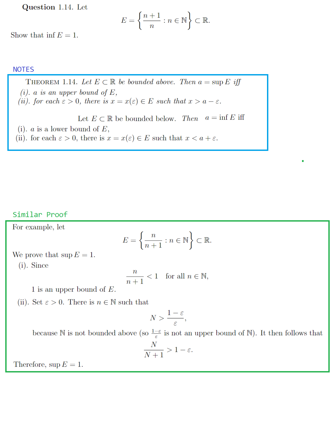 Solved intro analysis q1.14 ﻿more | Chegg.com