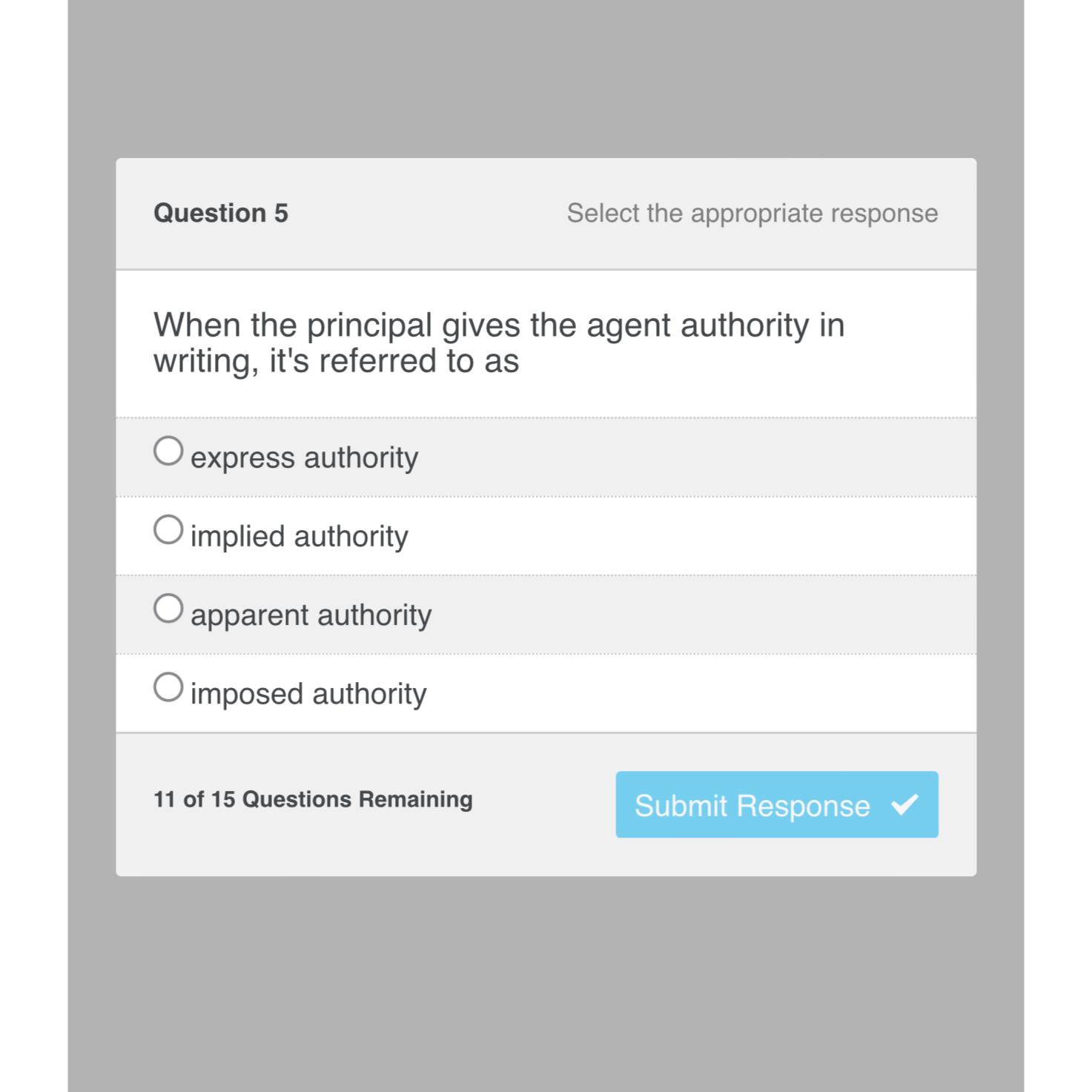 Solved Question 5Select the appropriate responseWhen the | Chegg.com Solved Question 5Select the appropriate responseWhen the | Chegg.com