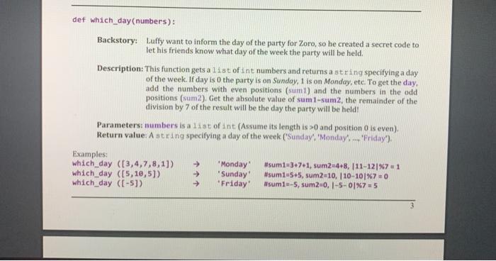 Solved Functions The signature of each function is provided | Chegg.com