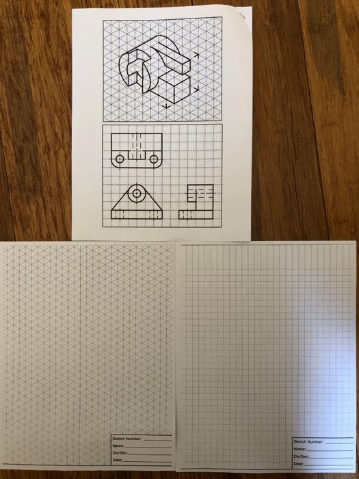 Solved 1)using the graph paper I need help converting the | Chegg.com
