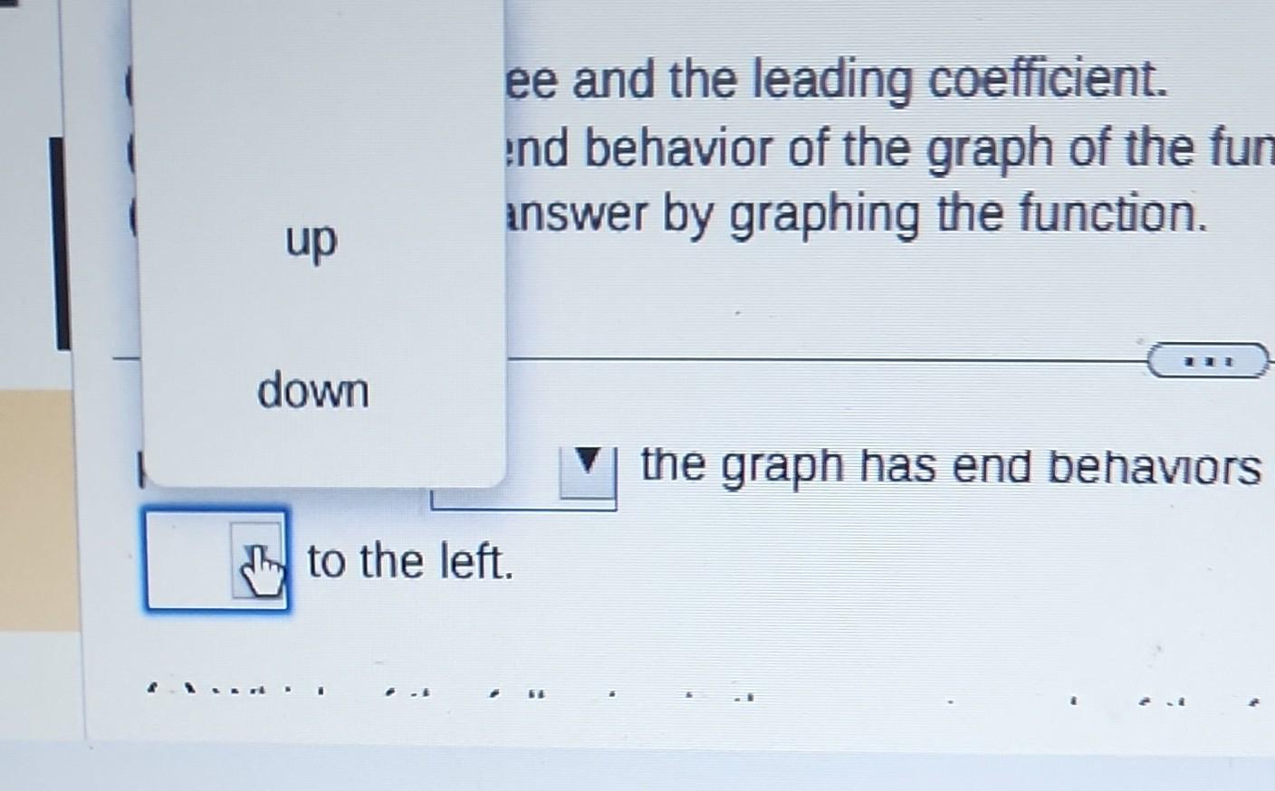Solved Use the equation of the polynomial function | Chegg.com