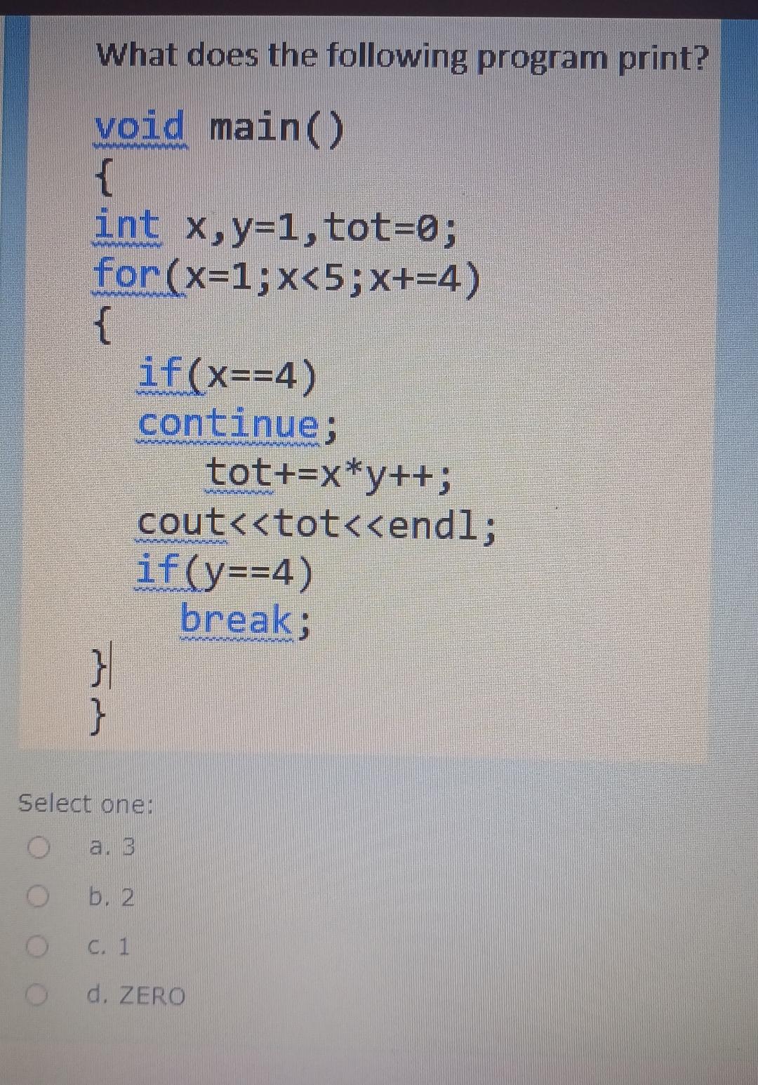 Solved What does the following program print?void main(){int | Chegg.com Solved What does the following program print?void main(){int | Chegg.com
