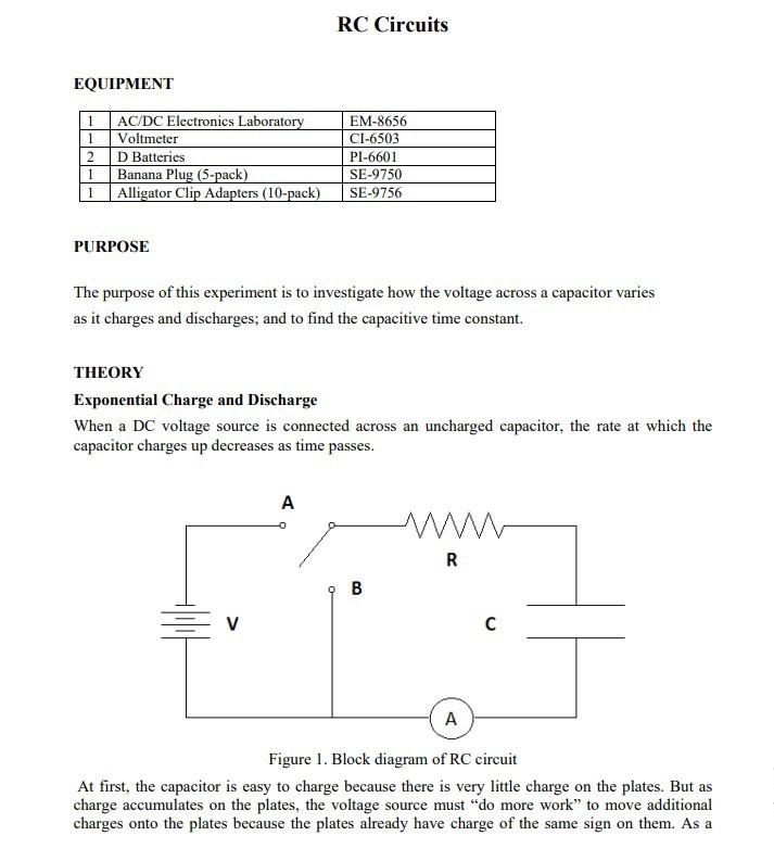 Solved :Can you write an experiment report with data, | Chegg.com