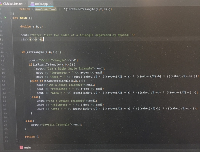 Solved ao main.cpp CMakeLists.txt #include #include | Chegg.com