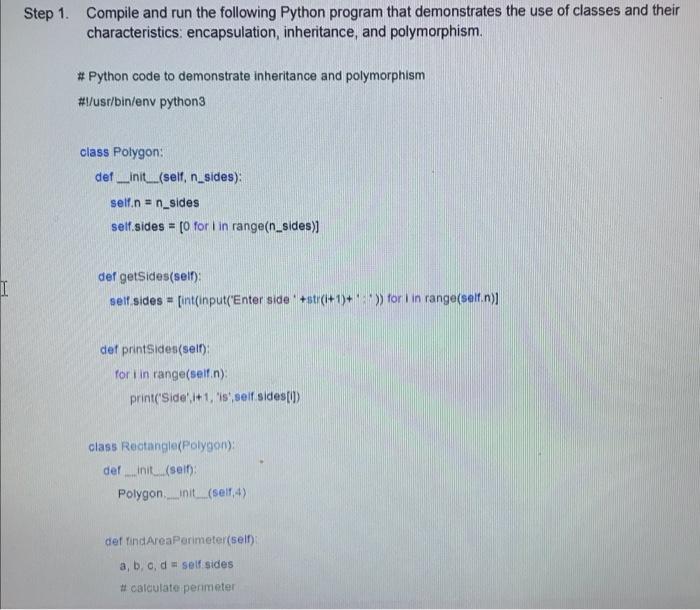 Solved Step 2. Modify the program in step 1 to include a | Chegg.com