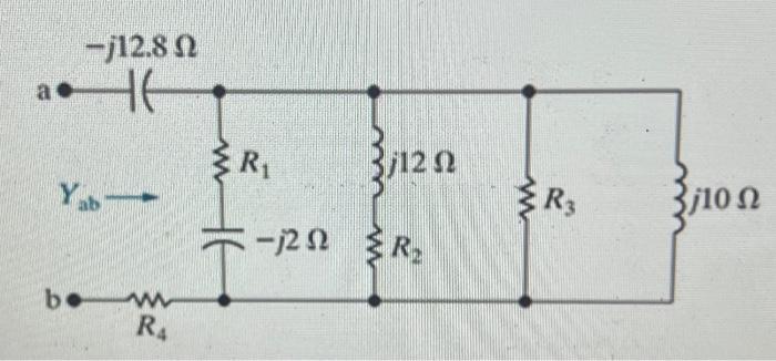Solved Find the admittance Yab in the circuit seen in | Chegg.com