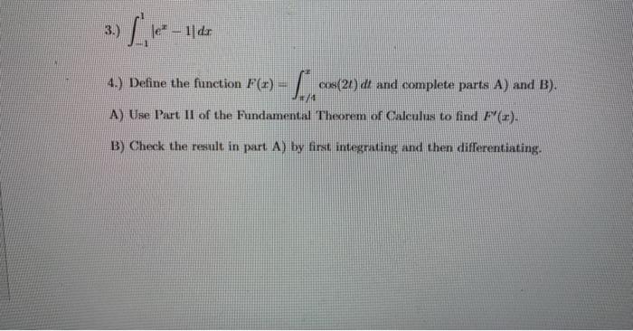 Solved 1 dar 3) LK-111 4.) Define the function F(x) = L.com | Chegg.com