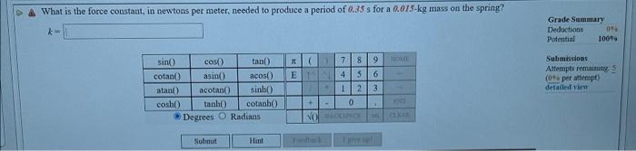 Solved Class Management | Help Homework 14 (Simple Harmonic | Chegg.com