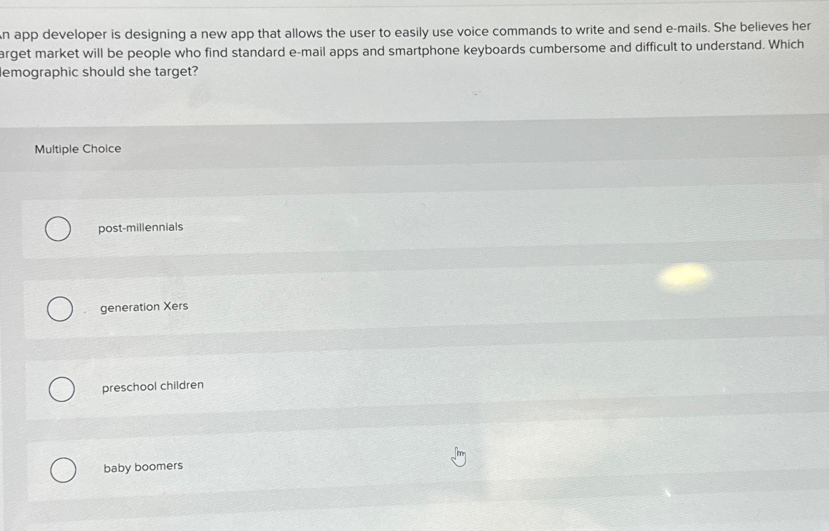Solved in app developer is designing a new app that allows | Chegg.com