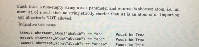 Solved Python Coding exercise | Chegg.com