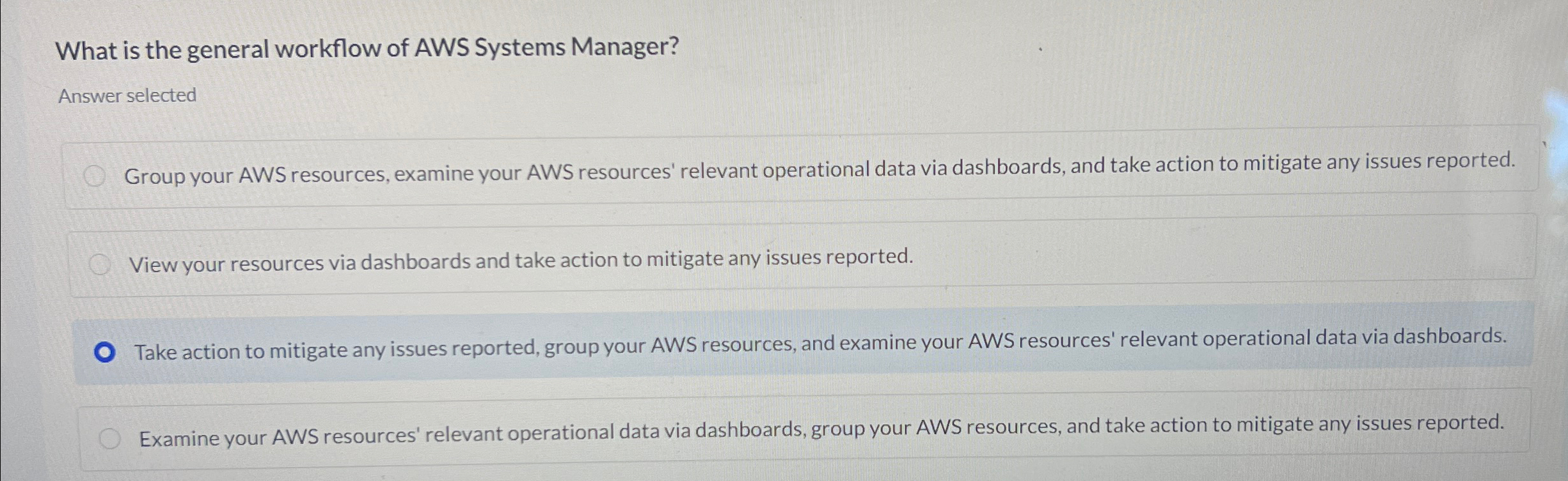 Solved What is the general workflow of AWS Systems | Chegg.com