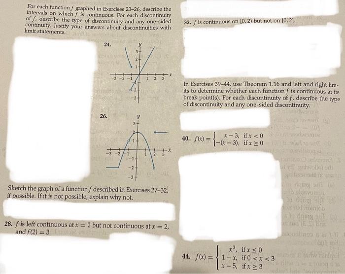 Solved For each function f graphed in Exercises 23−26, | Chegg.com