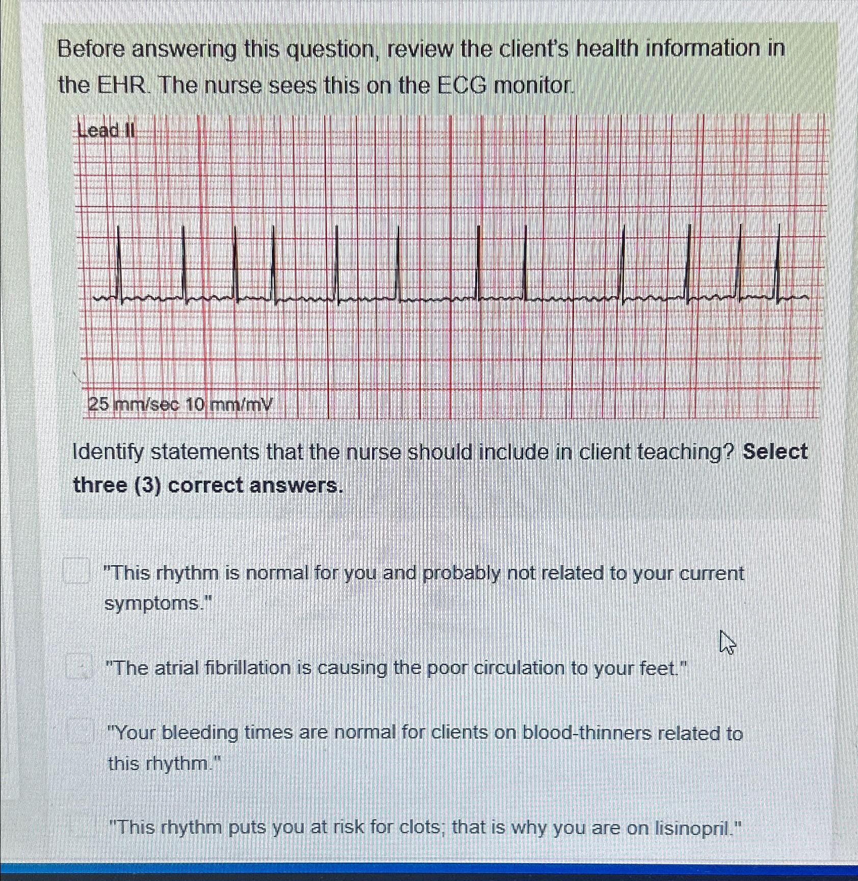 Solved Before answering this question, review the client's | Chegg.com