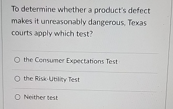 Solved To determine whether a product's defect makes it | Chegg.com