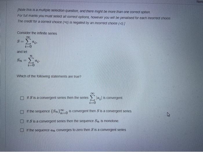 Solved Rem [Note this is a multiple selection question, and | Chegg.com
