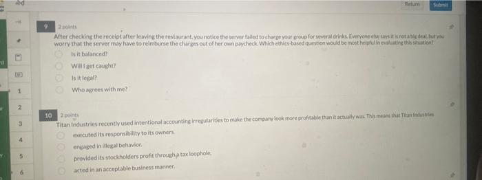 Solved please help me with the answers, I sent one but the | Chegg.com