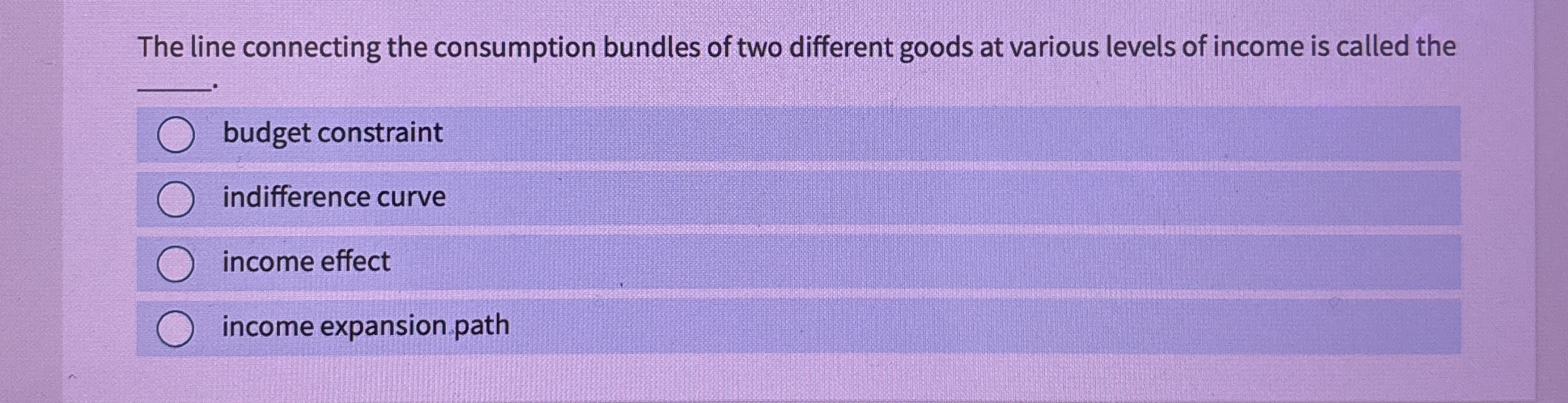 Solved The line connecting the consumption bundles of two | Chegg.com