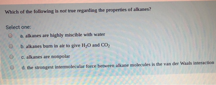 Solved Which of the following is not true regarding the | Chegg.com