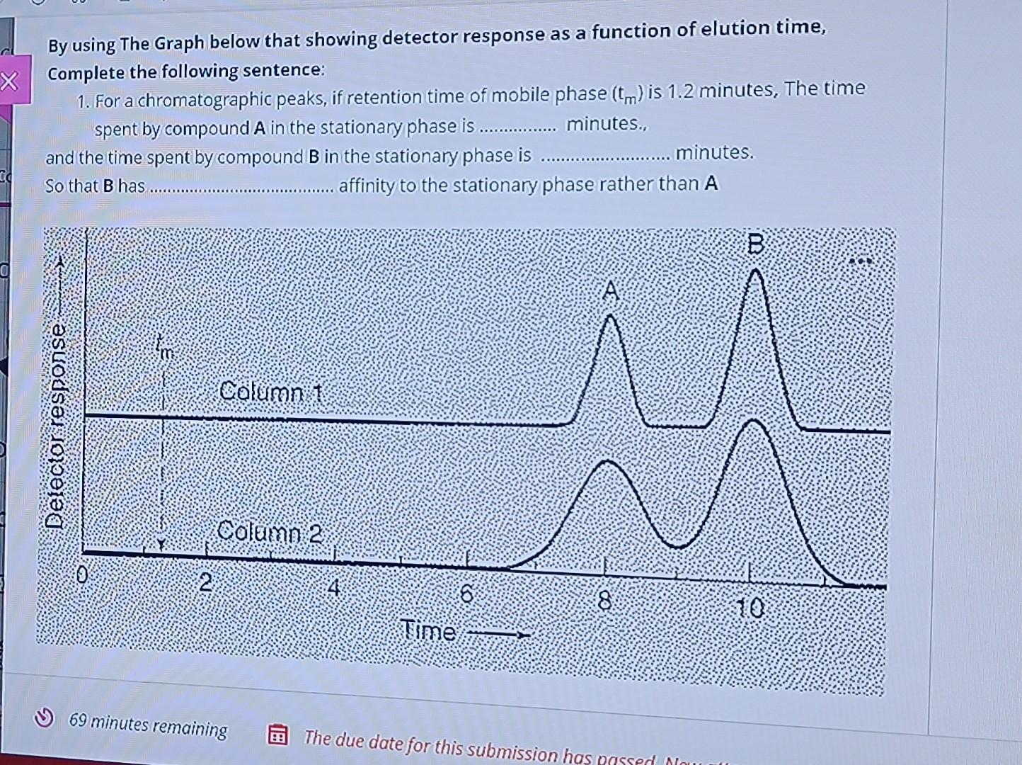 Solved By using The Graph below that showing detector | Chegg.com