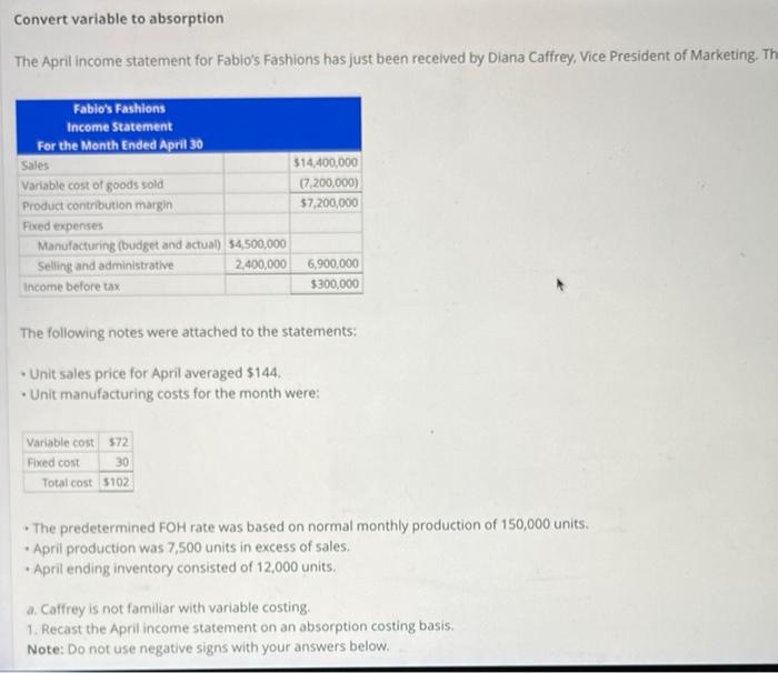 Solved Corivert variable to abserptionConvert variable to | Chegg.com