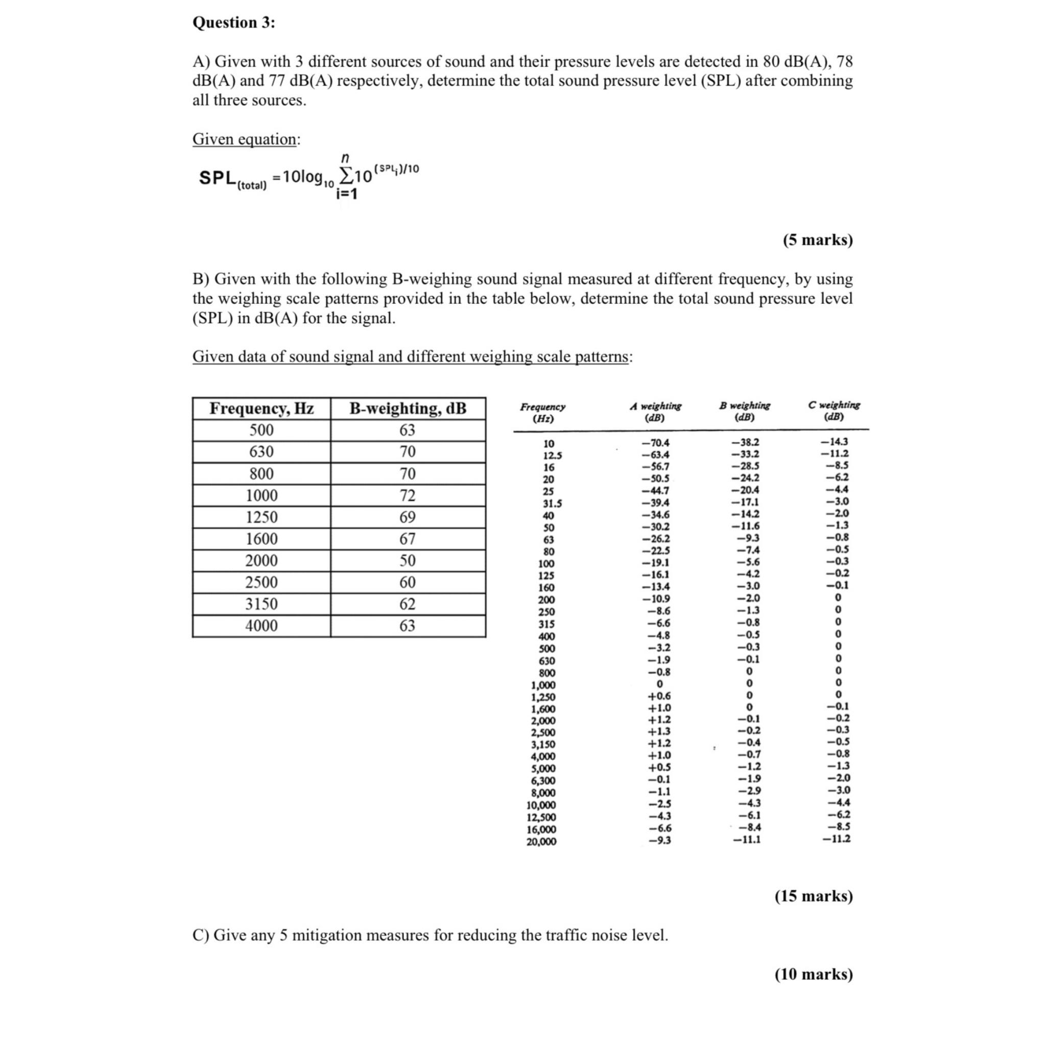 Solved Question 3:A) ﻿Given with 3 ﻿different sources of | Chegg.com