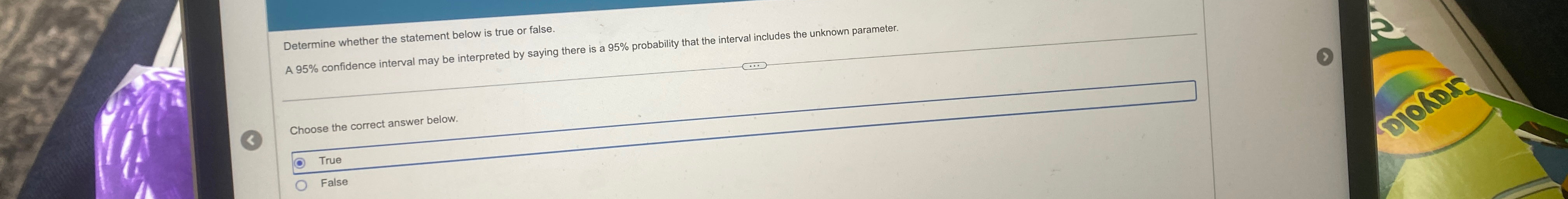 Solved {:[" ﻿True "],[" ﻿False "]:} | Chegg.com