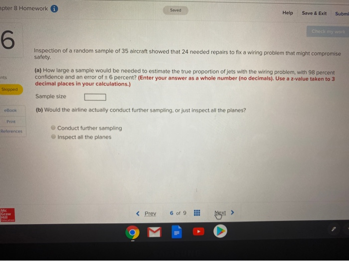 Solved apter 8 Homework i Soved Help Save & Exit Submit | Chegg.com