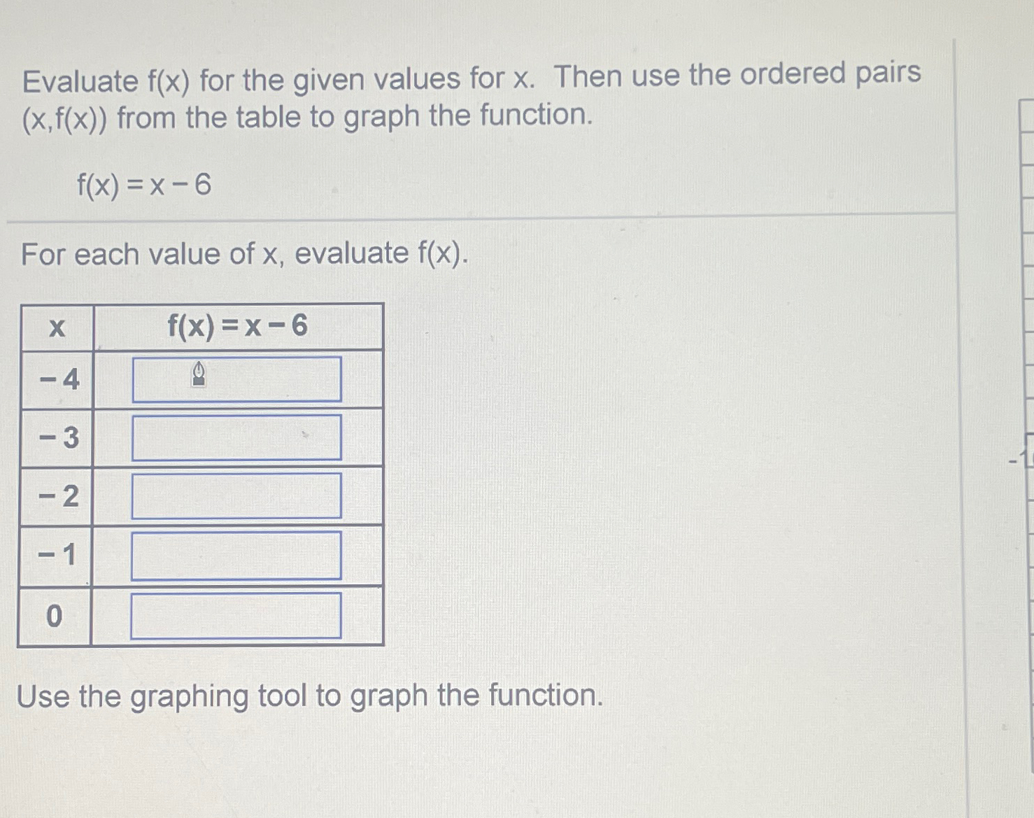 Solved Evaluate f(x) ﻿for the given values for x. ﻿Then use | Chegg.com