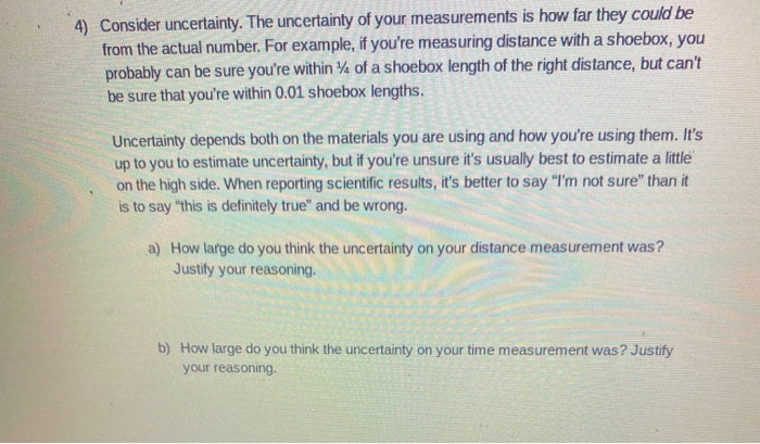 Solved Speed Lab Objective: Measure the speed of something. | Chegg.com