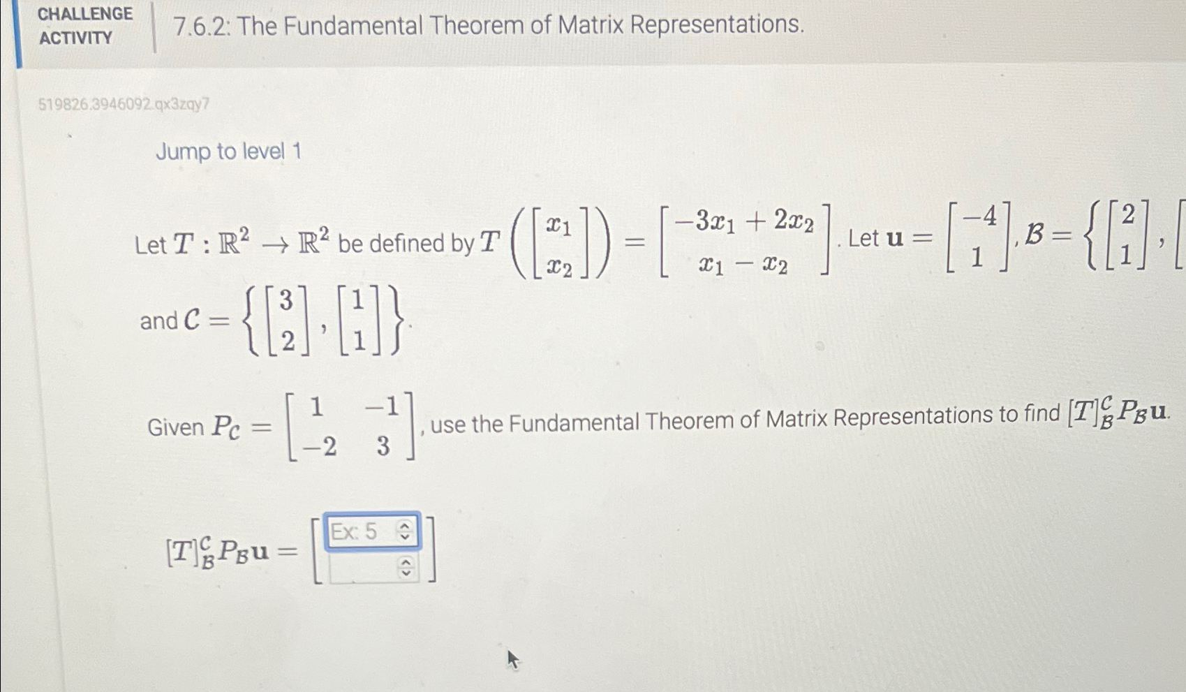CHALLENGEACTIVITY7.6.2: The Fundamental Theorem of | Chegg.com