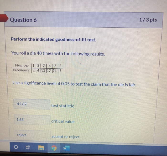 Solved 1/3 pts Question 6 Perform the indicated | Chegg.com