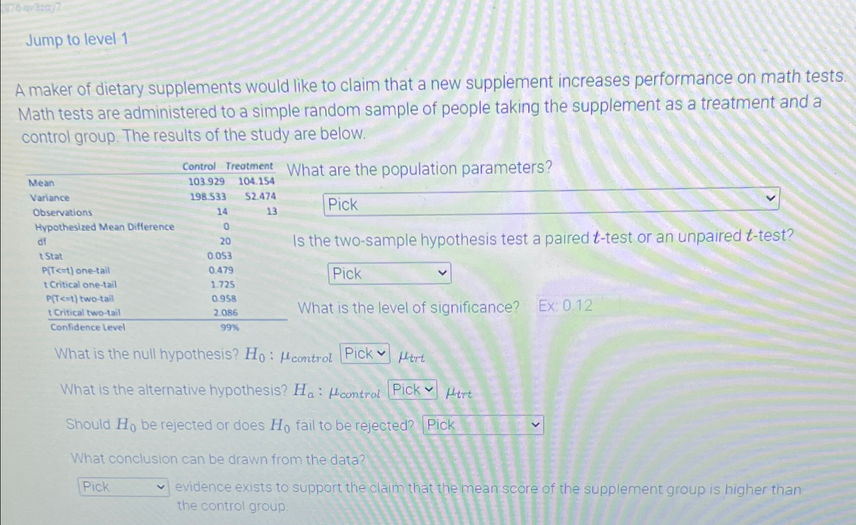 Solved Jump to level 1A maker of dietary supplements would | Chegg.com