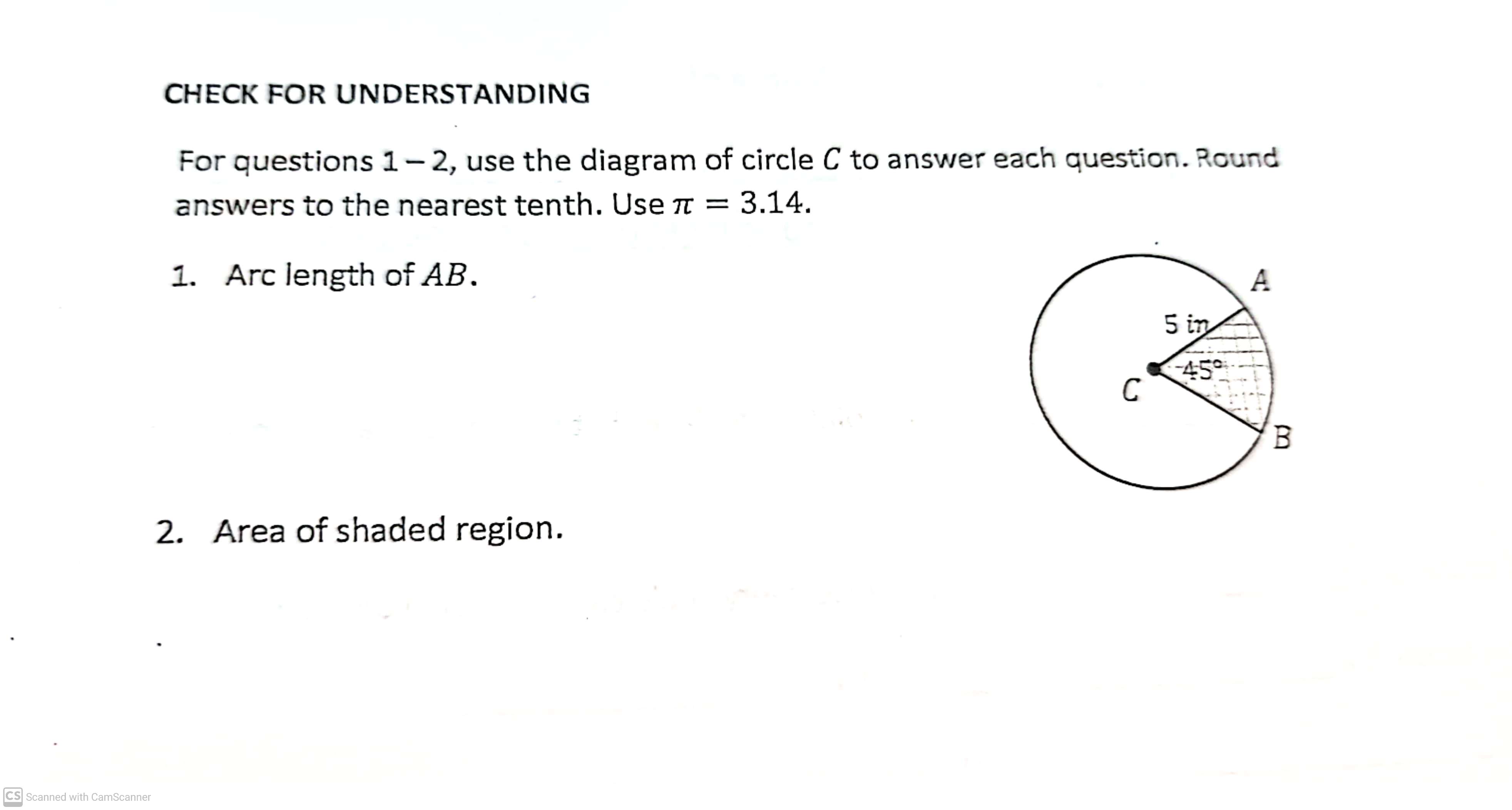 Solved CHECK FOR UNDERSTANDINGFor questions 1-2, ﻿use the | Chegg.com