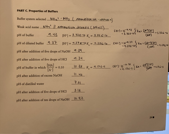 Solved Target pH of buffer solution to be prepared 9.50 | Chegg.com